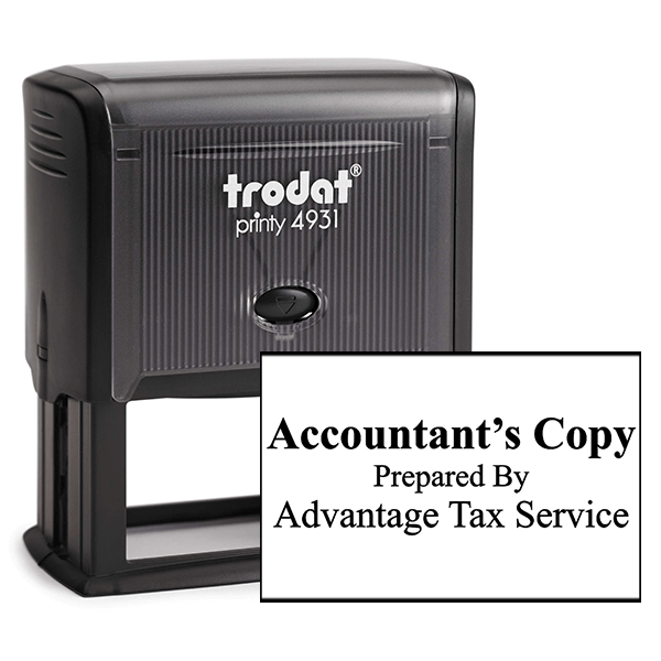 Accountant's Copy Stamp - Bold Accounting Stamp - Simply Stamps
