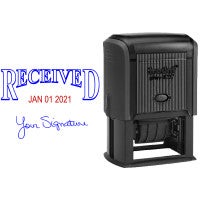 RECEIVED Signature Self-Inking Dater | Simply Stamps