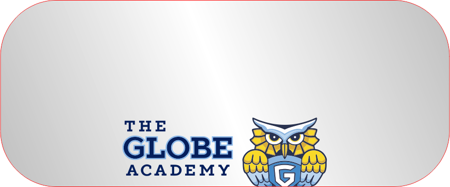 The Globe Academy 1.25 x 3.0 Nametag - Blank