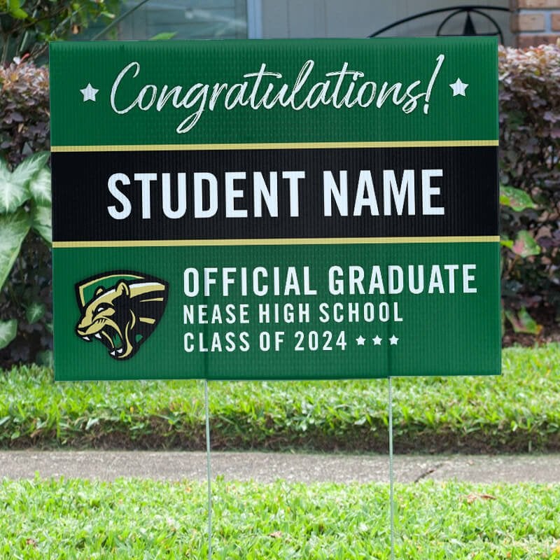 Nease High School Graduation Yard Sign - HC Brands