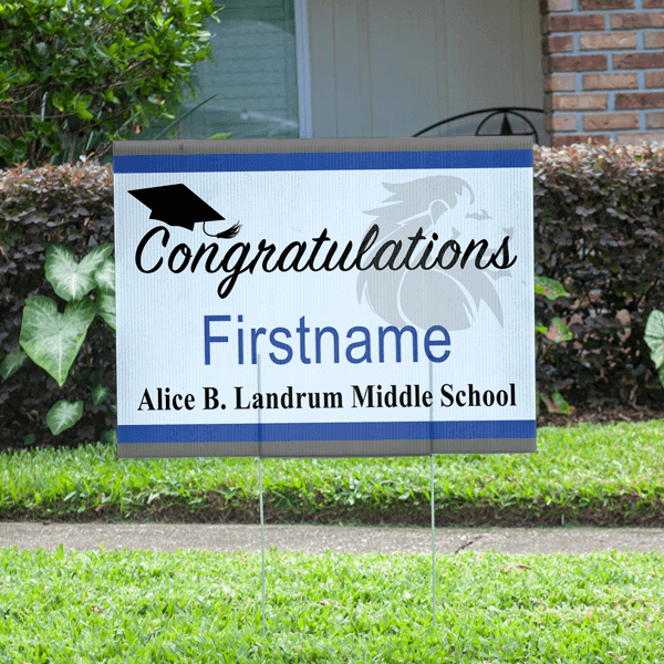 Landrum Middle School Graduation Yard Sign - HC Brands