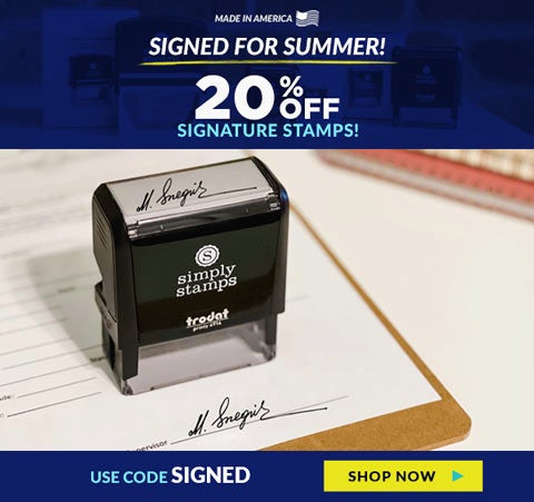 Self-Inking Stamps, Rubber Ink Stamps | SimplyStamps.com